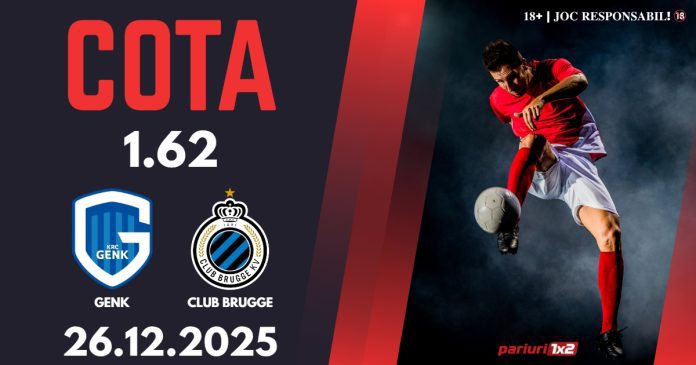 Genk - Club Brugge, Ponturi Pariuri Fotbal Belgia, 26.12.2025